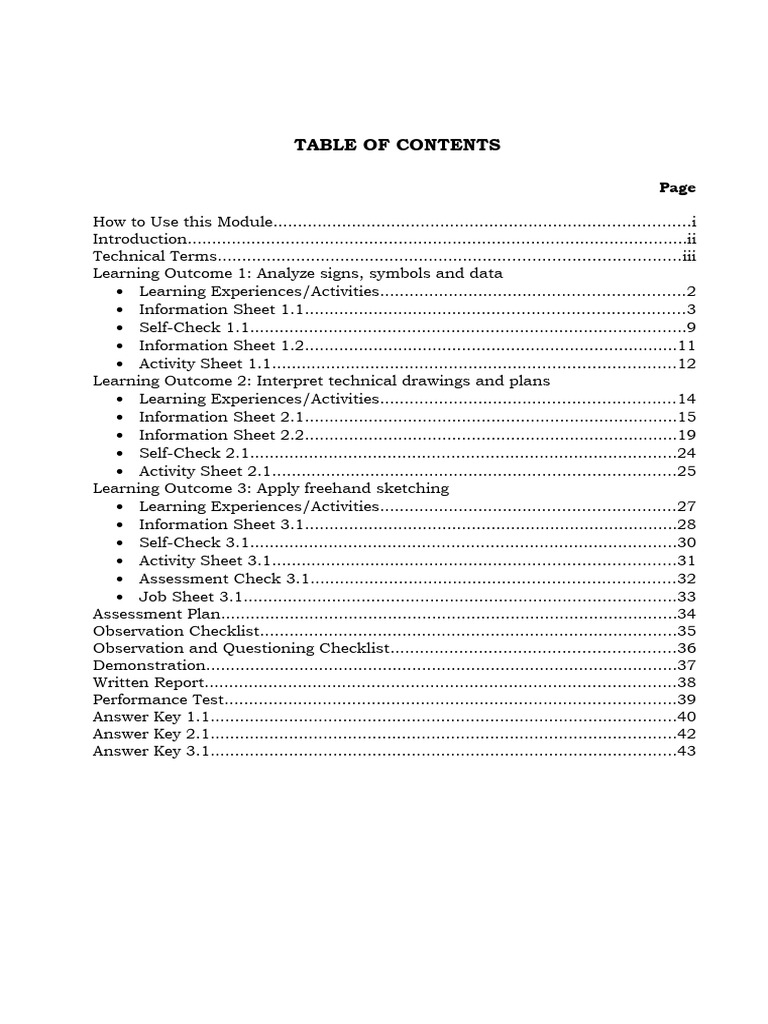 Y2 - Module 3 - Interpreting Technical Drawings and Plans | PDF | Ac ...