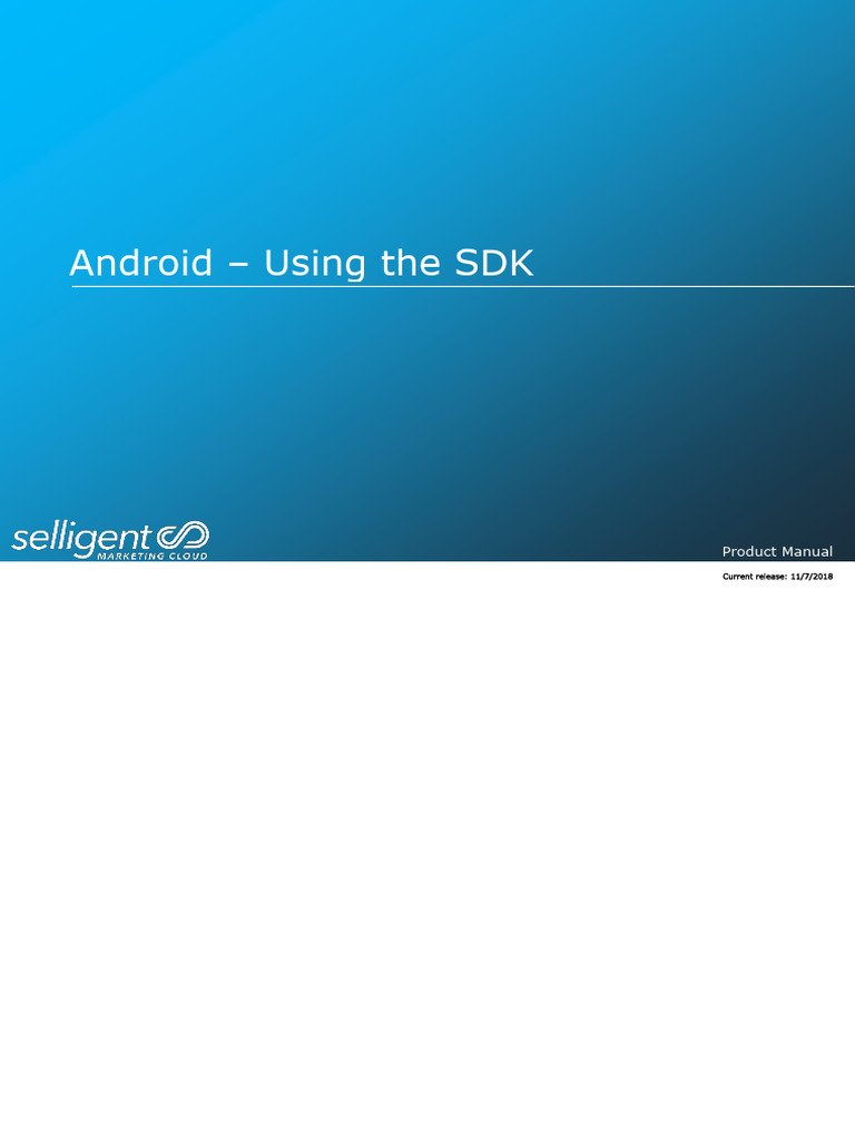 Android - Using The SDK | PDF | Computer Programming | Software Development