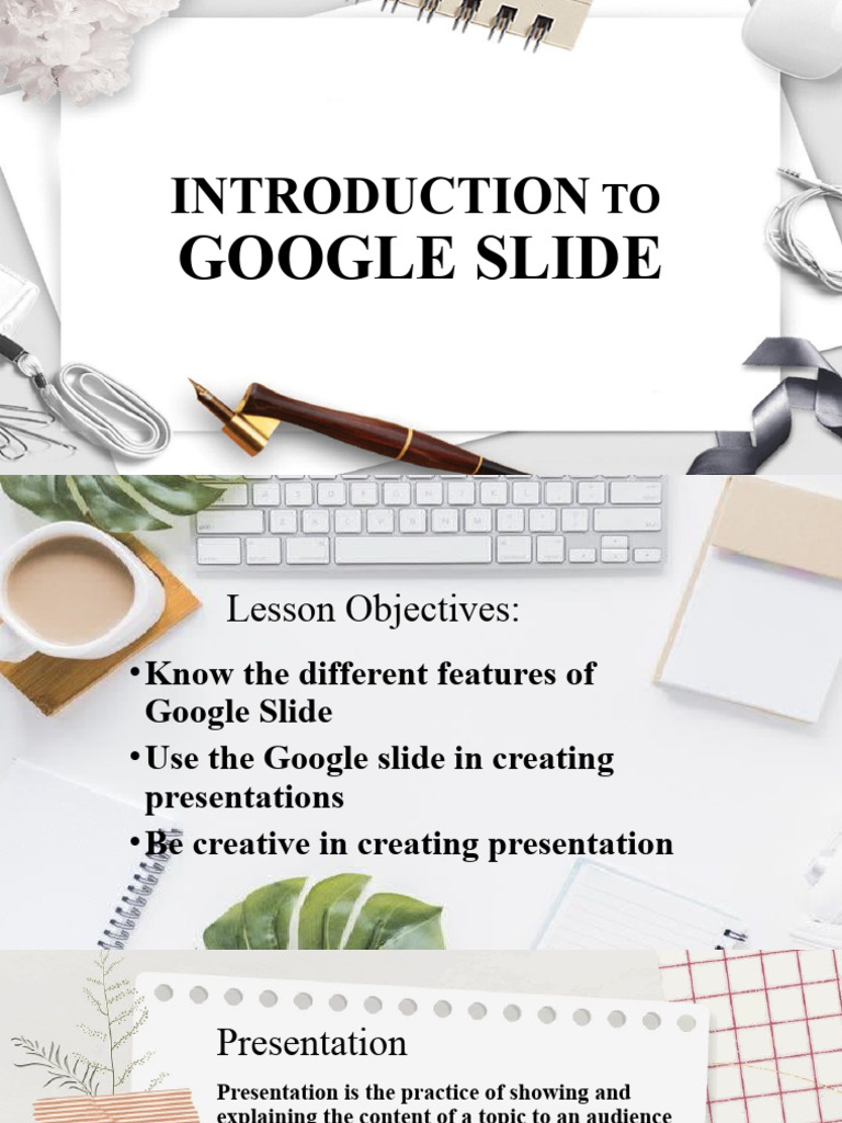 Introduction To Google Slide | PDF | Microsoft Power Point | Computing