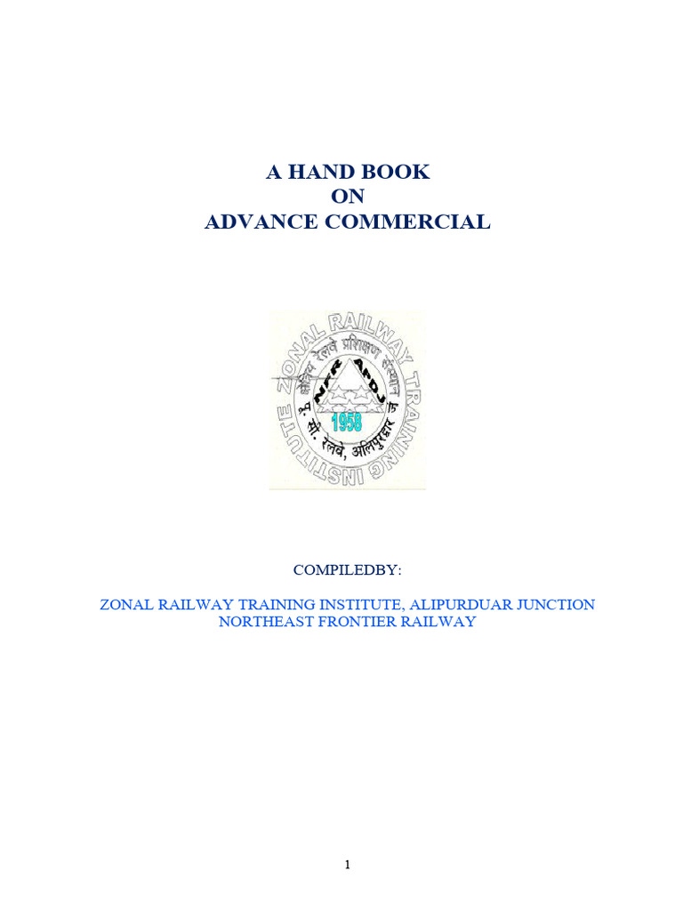 A Handbook On Advance Commercial A Guide For Commercial Tra | PDF ...