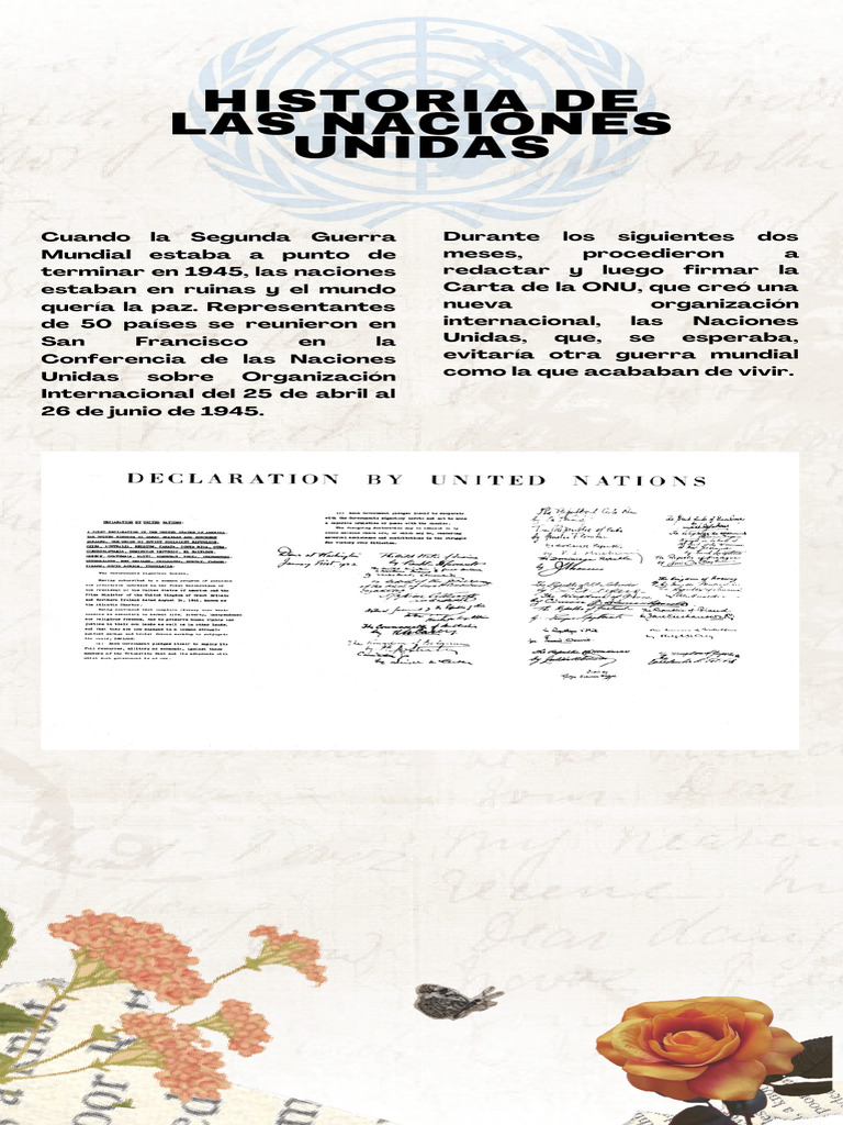 Historia de Las Naciones Unidas | PDF | Naciones Unidas | Relaciones ...