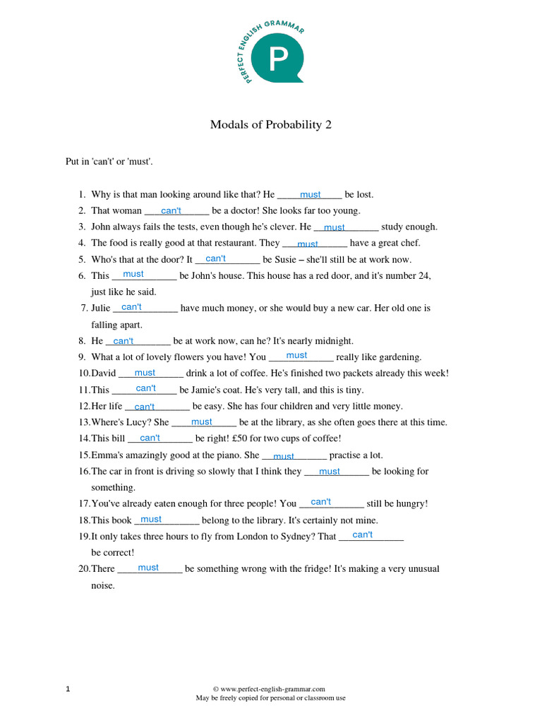 Modals of Probability 2 | PDF