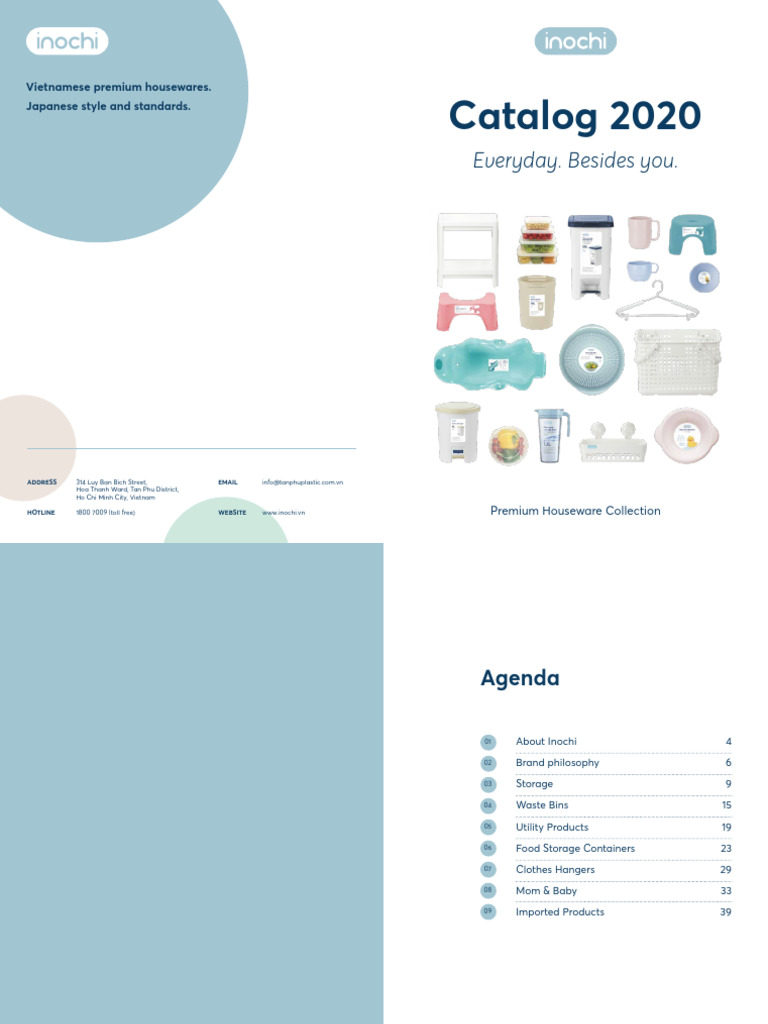 Inochi Premium Houseware Catalogue 2020 | PDF | Vietnam