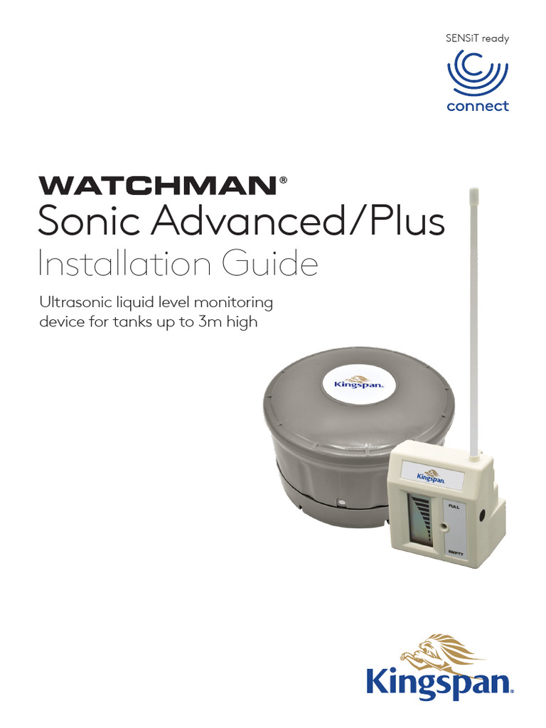 Kingspan Watchman Sonic Advanced Plus Installation Guide en GB Ie | PDF ...