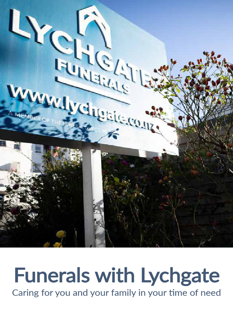 Lychgate Funerals Booklet | Download Free PDF | Cremation | Funeral