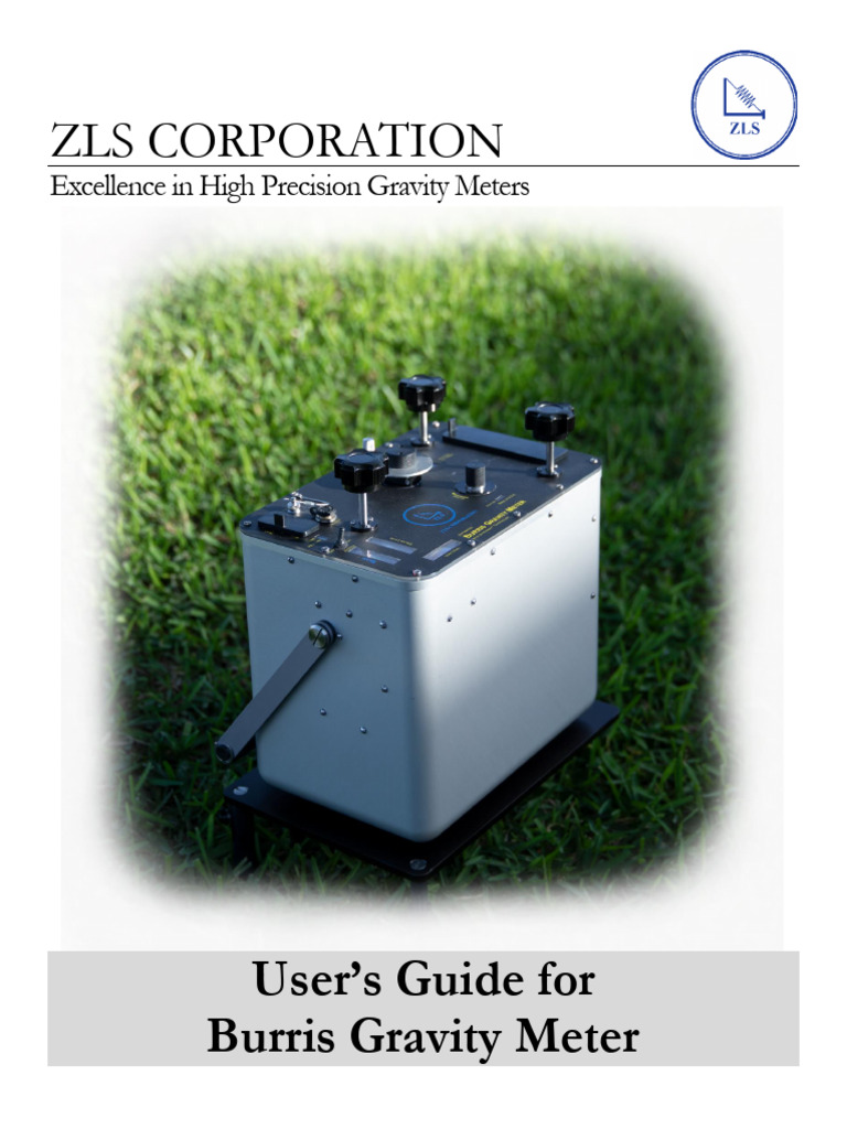 Burris Gravity Meter User's Guide | PDF | Standard Deviation | Battery ...
