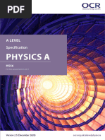 Cambridge O Level Physics Syllabus | PDF | Force | Acceleration
