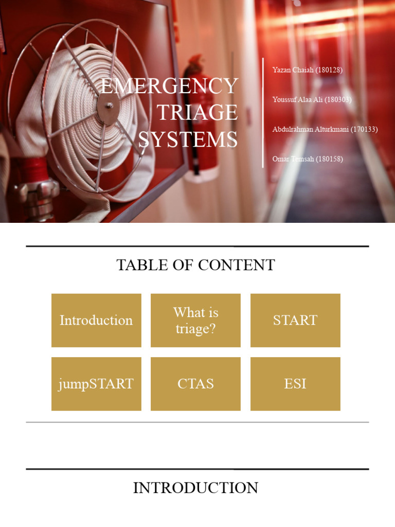 Triage | PDF | Health Sciences | Clinical Medicine