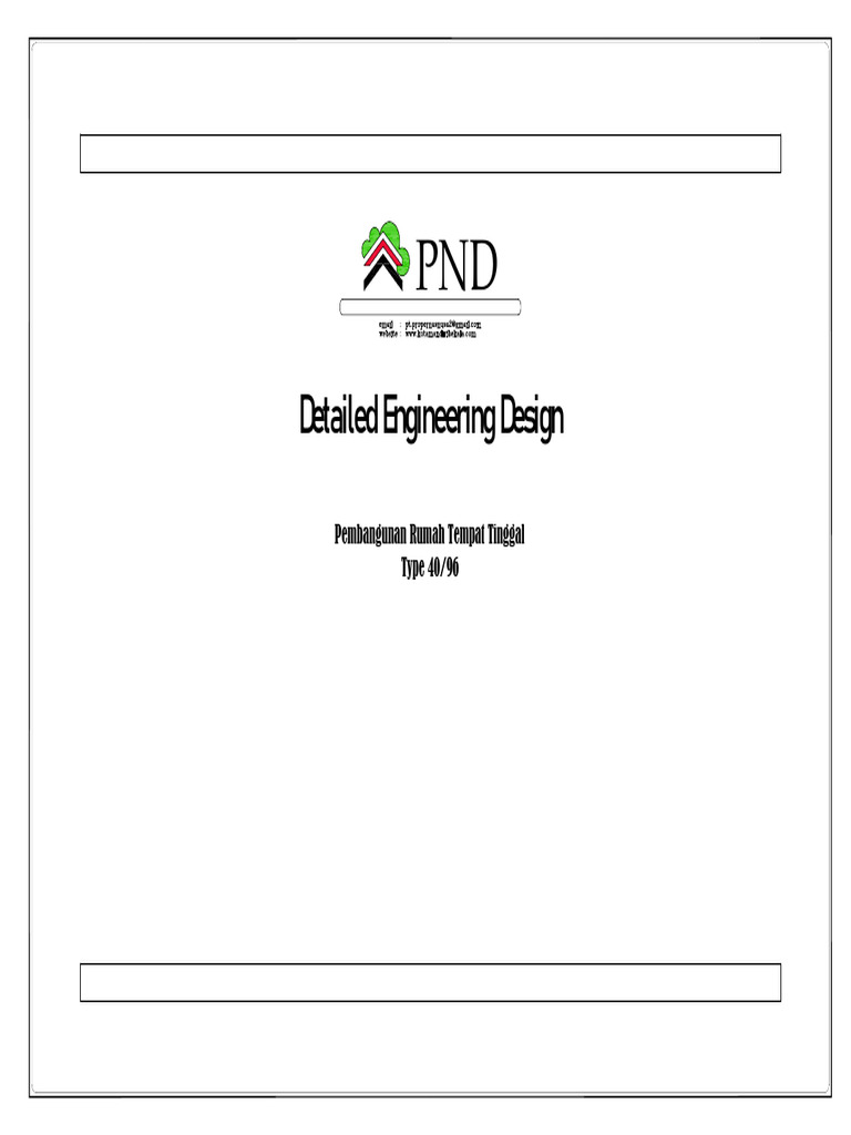 Desain Rumah Type 40/96 | PDF