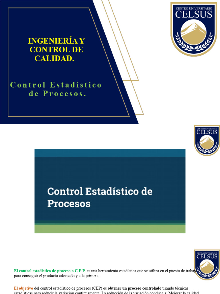Control Estadístico de Procesos. | PDF