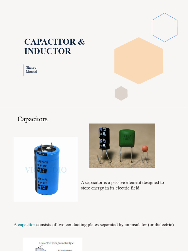 Capacitor & | PDF | Capacitor | Inductor