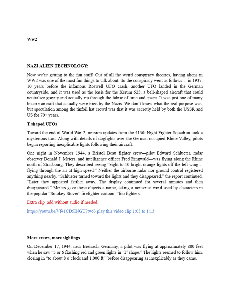 WW 2 | PDF | Aviation | Aircraft