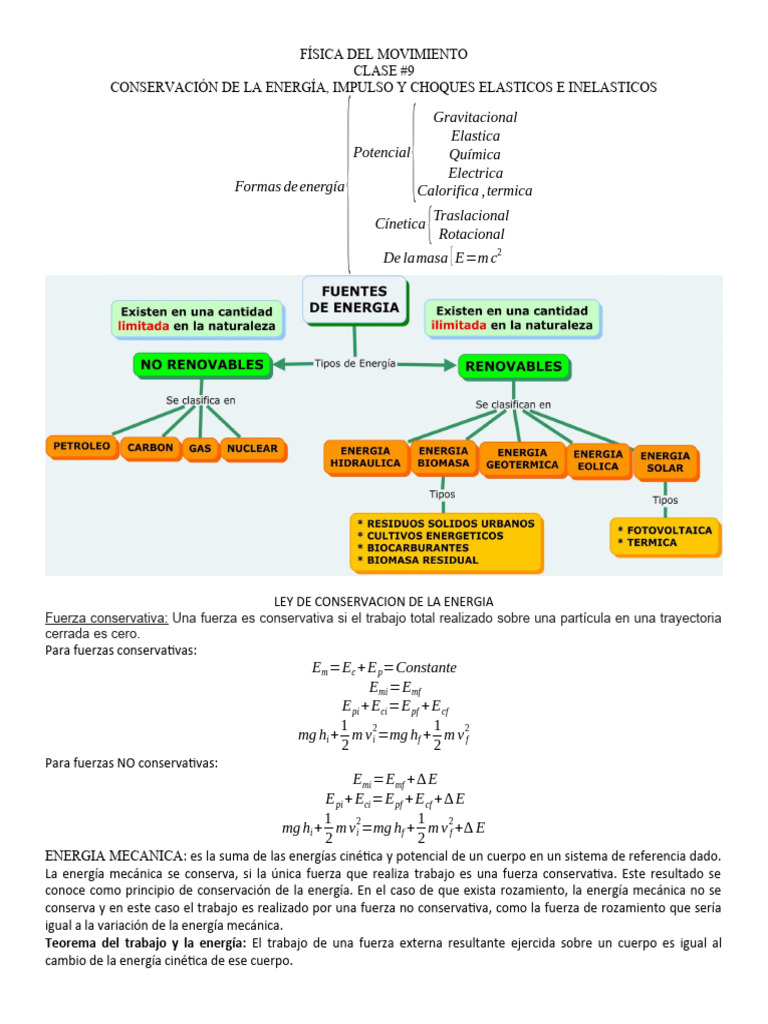 Física Del Movimiento Clase 9 Pdf Ciencias Fisicas Mecánica