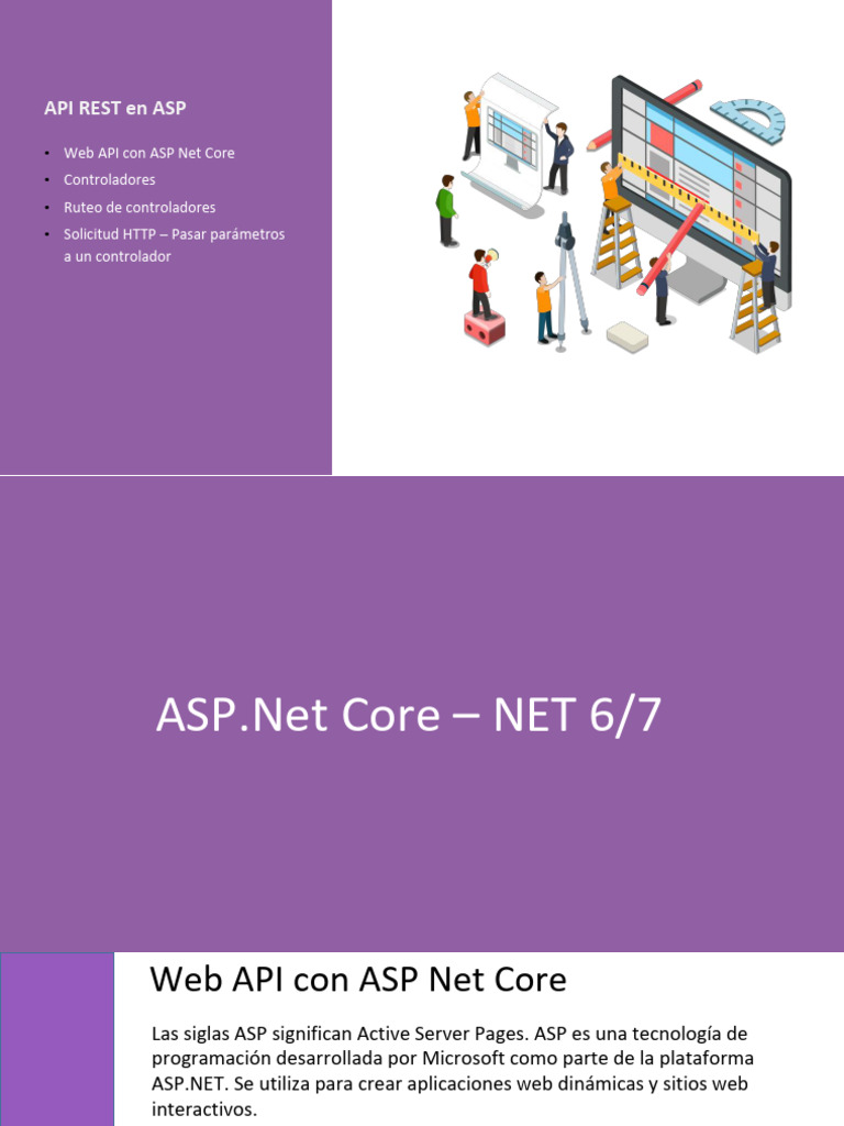 Tema 06 - ASP Con API Rest | PDF | Páginas del servidor activo | .NET Framework