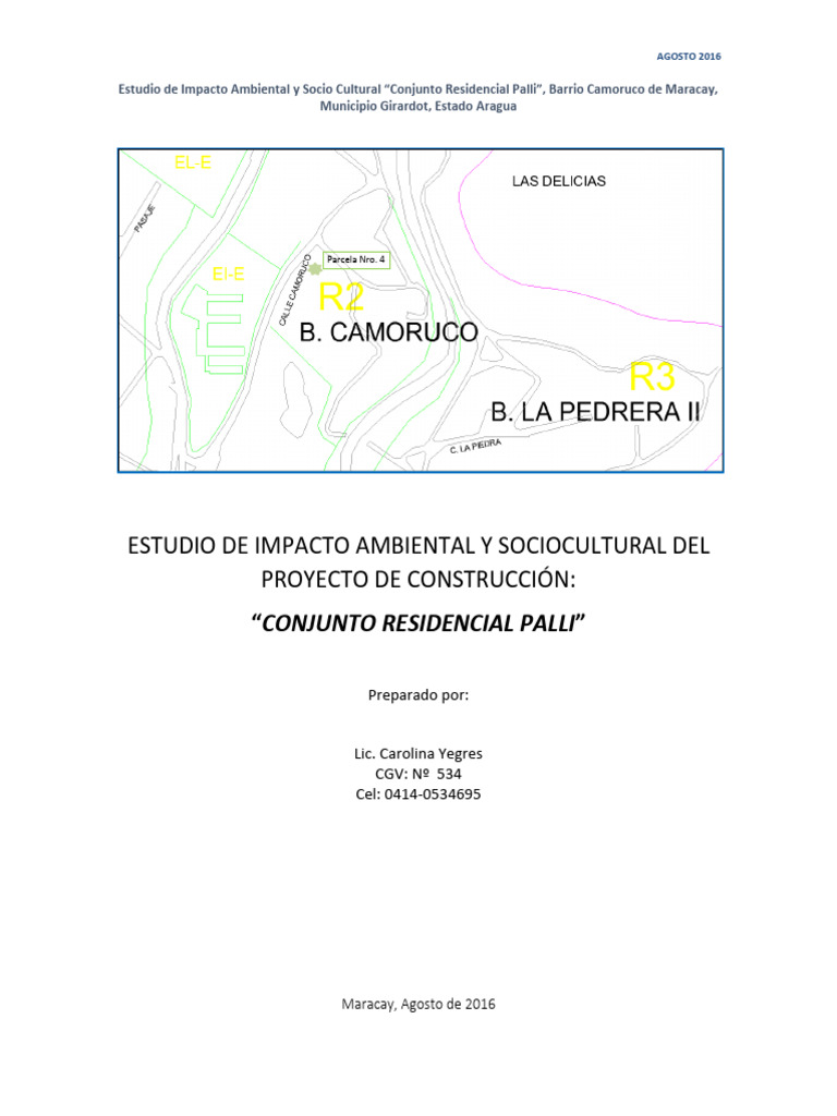 Estudio de Impacto Ambiental Palli | PDF | Evaluación de impacto ...