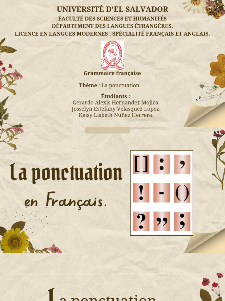 La Ponctuation en Francais. | Download Free PDF | Ponctuation | Phrase