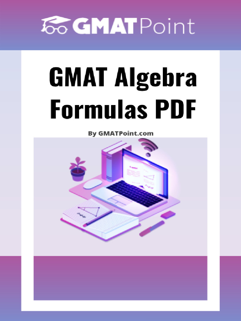 GMAT Algebra Formulas (PDF) | PDF | Equations | System Of Linear Equations