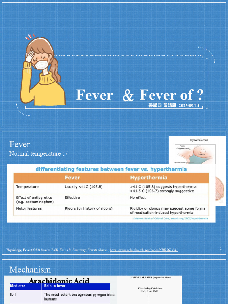 Fever Fever of ? | PDF | Fever | Medical Statistics