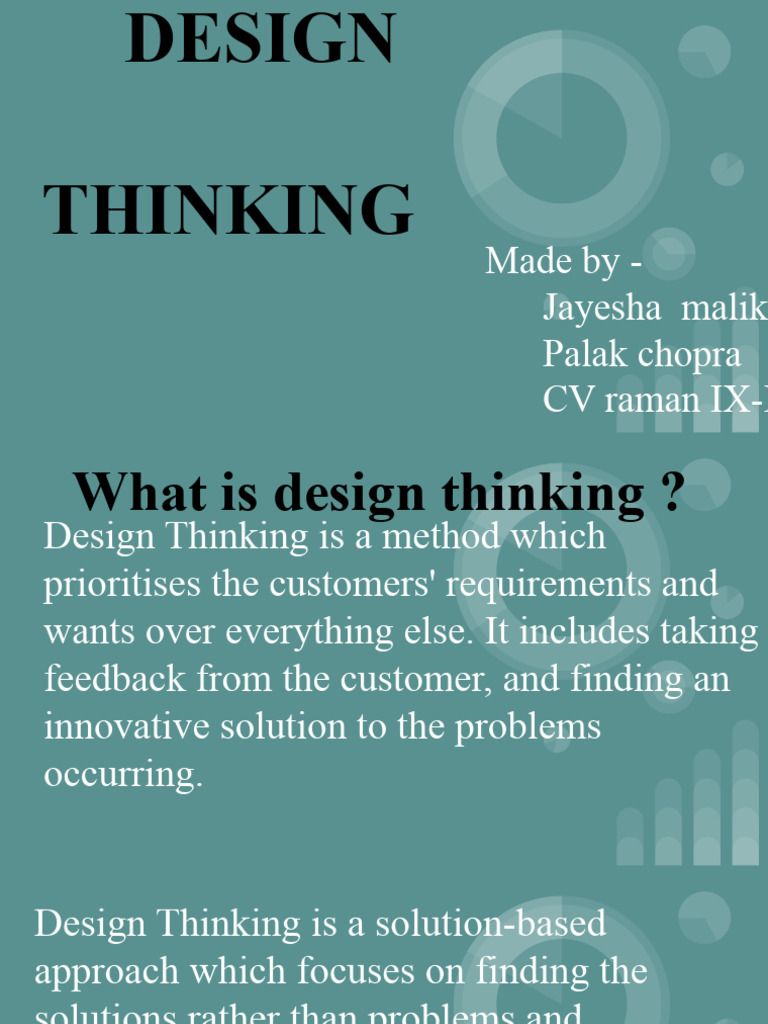 Design Thinking Overview and Examples | PDF