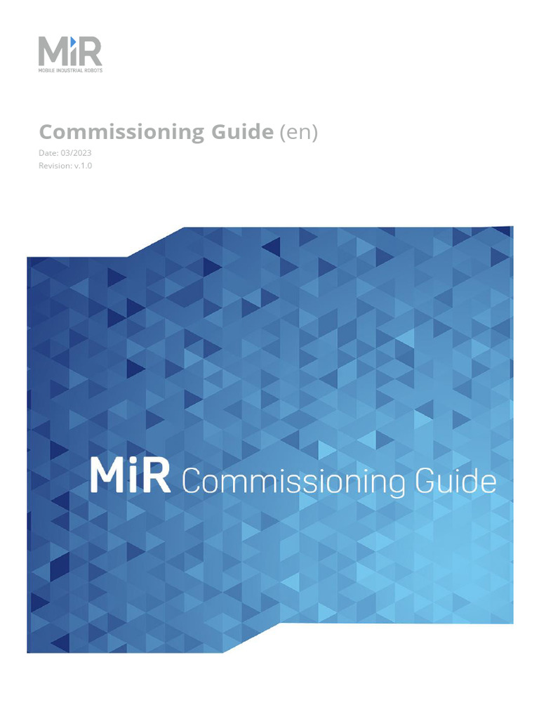MiR Commissioning Guide 1.0 - en | PDF | Wi Fi | Robot