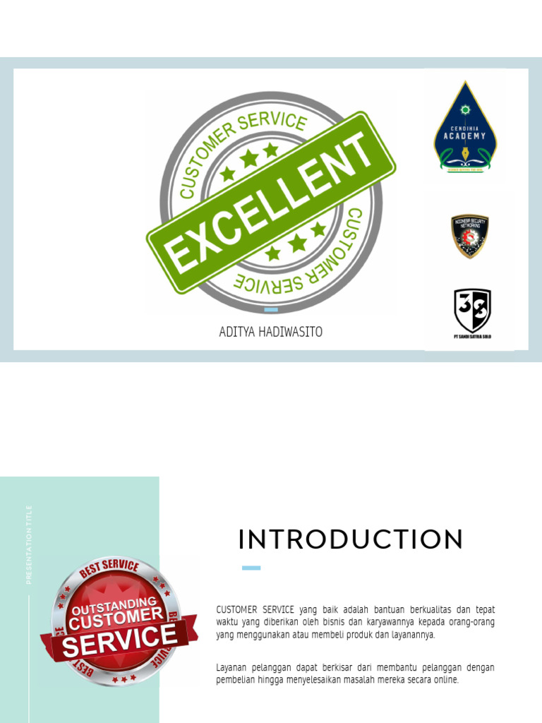 SERVICE EXCELENT 3S | PDF