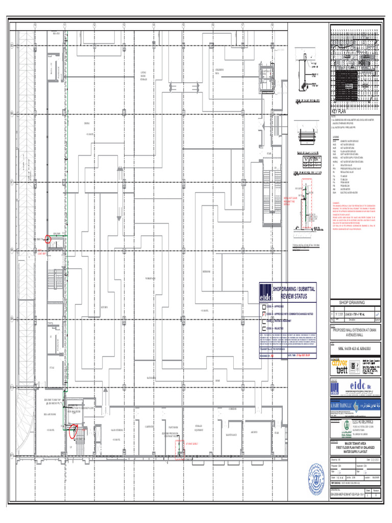 Em-2006-Mep-Eom-Mt-Sd-Plb-110-1 FF Plan-01 Enlarged Water Supply Layout ...