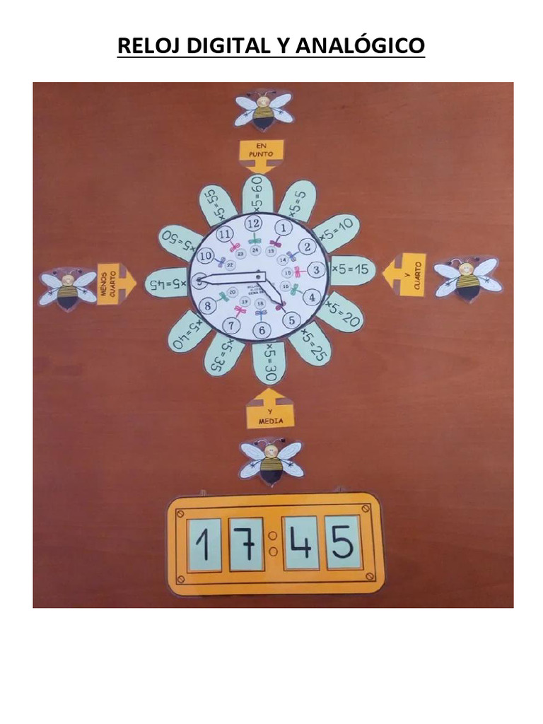 Reloj Digital y Analógico | PDF