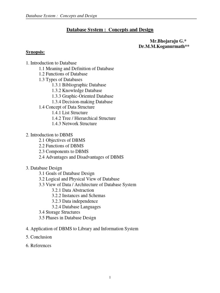 Com 322 Database Design II | PDF | Databases | Database Design