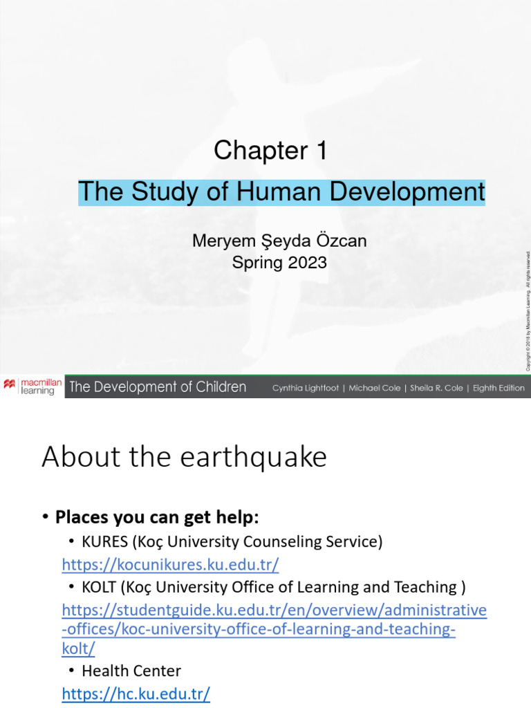 Ch01 Spring 2023 | PDF | Developmental Psychology | Schema (Psychology)