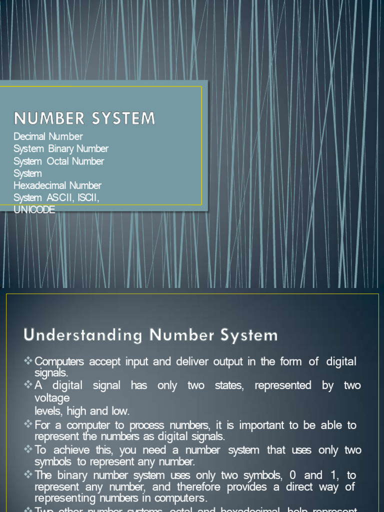 004 Number System | Download Free PDF | Character Encoding | Ascii