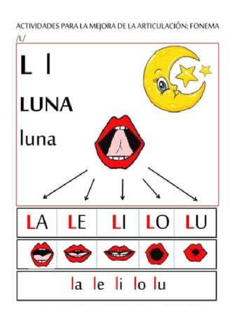 Tarea Letra L Pre Kinder | PDF
