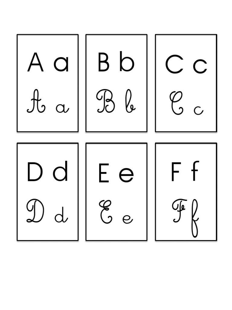 Affichage Alphabet 1 | PDF