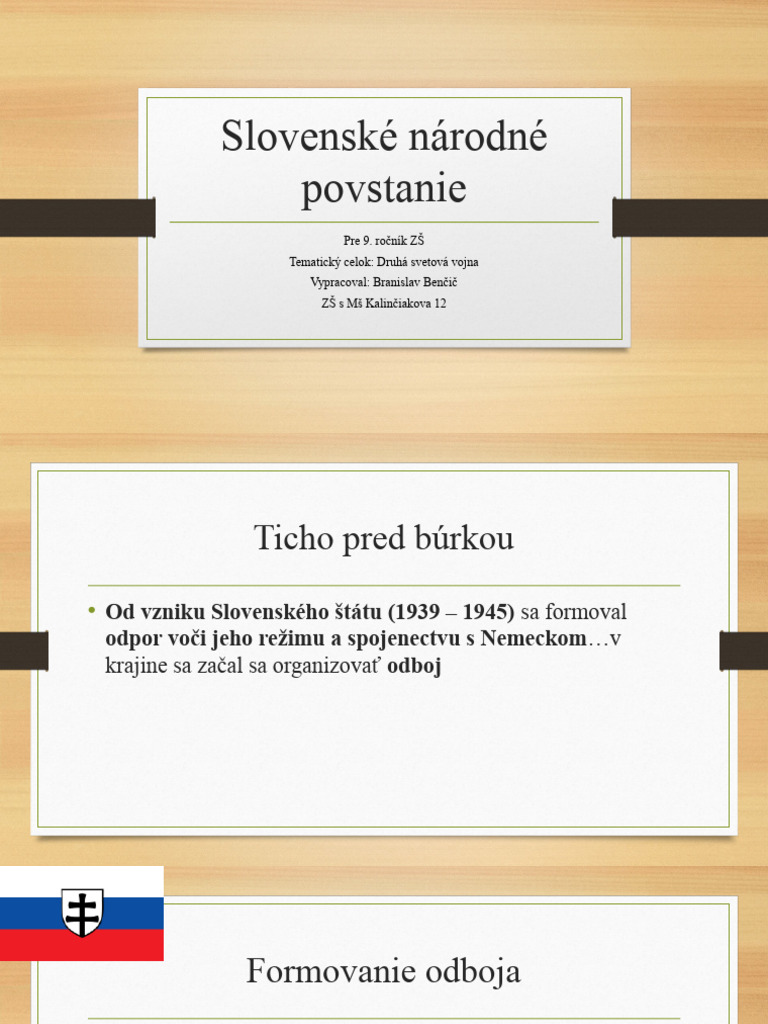 Slovenske Narodne Povstanie | PDF