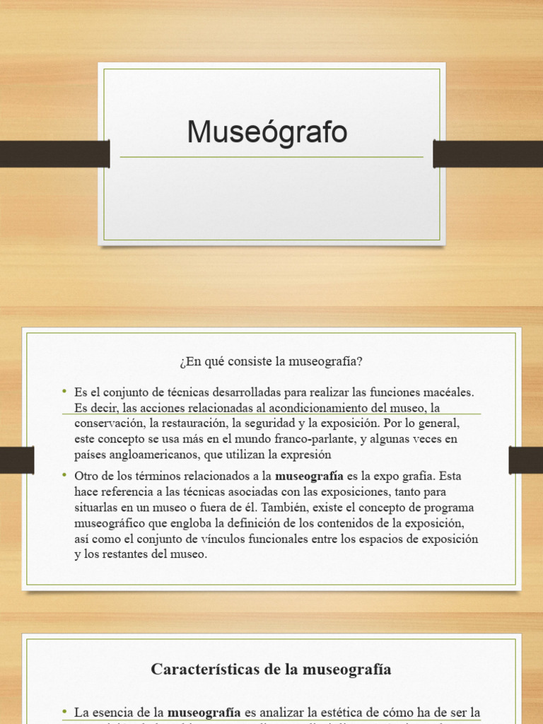 Museógrafo | PDF | Museología | Museo