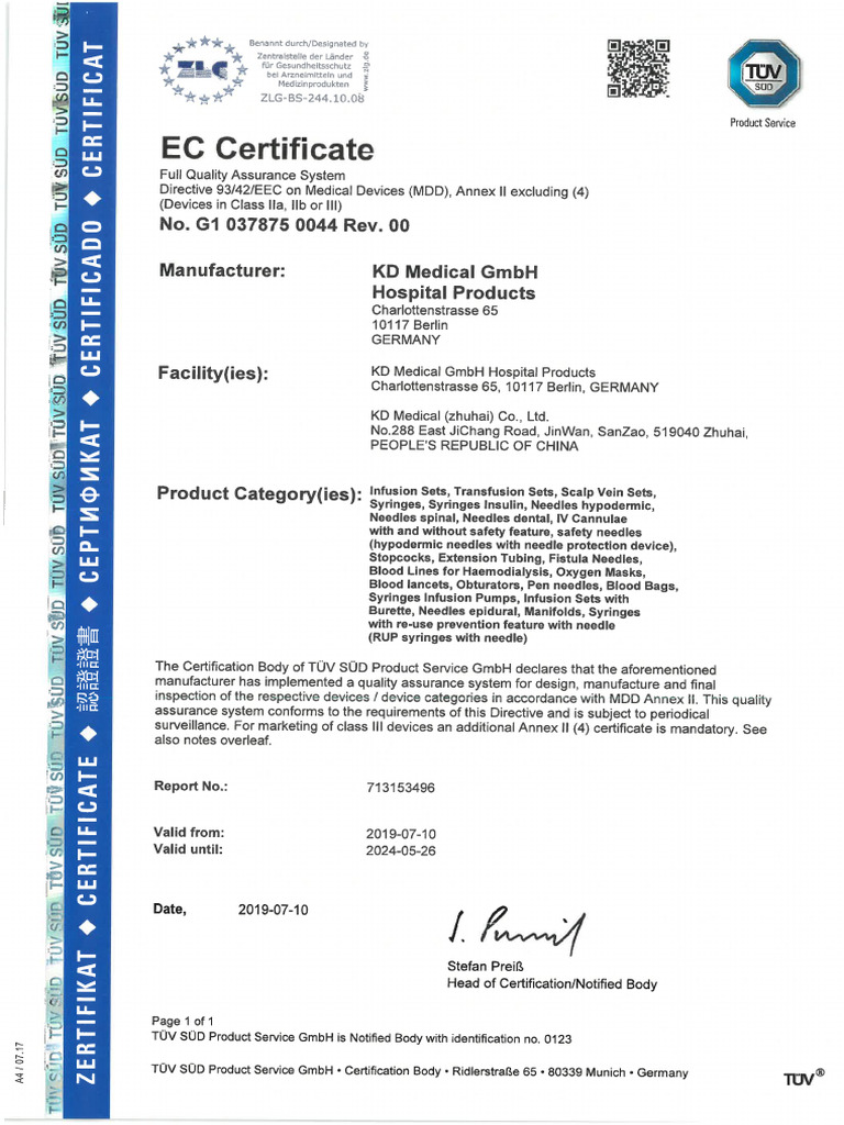 CE Certifikát | PDF
