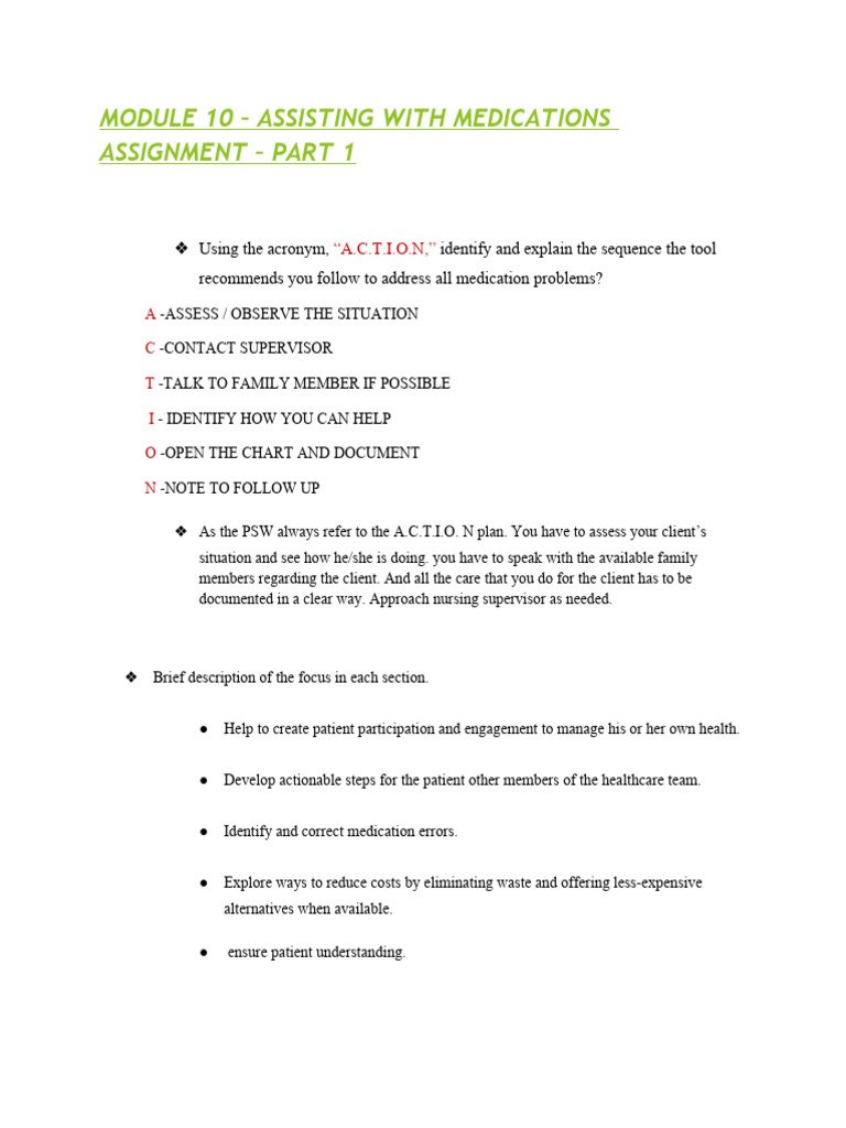 MODULE 10-1.docx TANIYA GROUP ASSIGNMENT | PDF | Arthritis | Parkinson's Disease