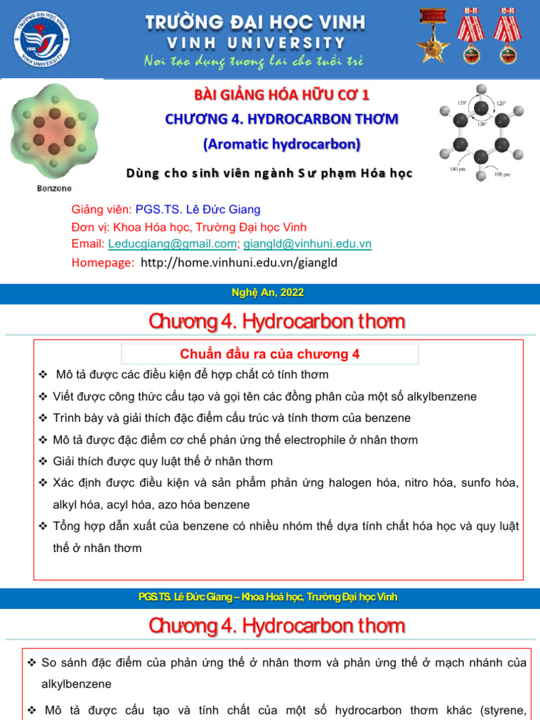 Chương 4. Hydrocarbon Thơm | PDF