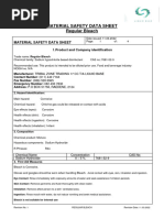 Material Safety Data Sheet - Lysol Toilet Cleaner | PDF | Personal ...