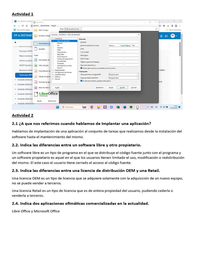 Coello Rodriguez Marcos AOF01 Tarea | PDF | Microsoft Windows ...