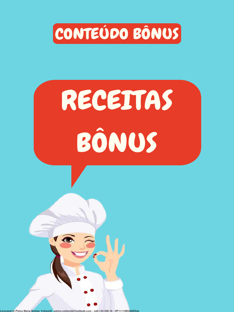 Receitas Cones, Coxinhas Doces e Bolos No Pote | PDF | Chocolate | Massa