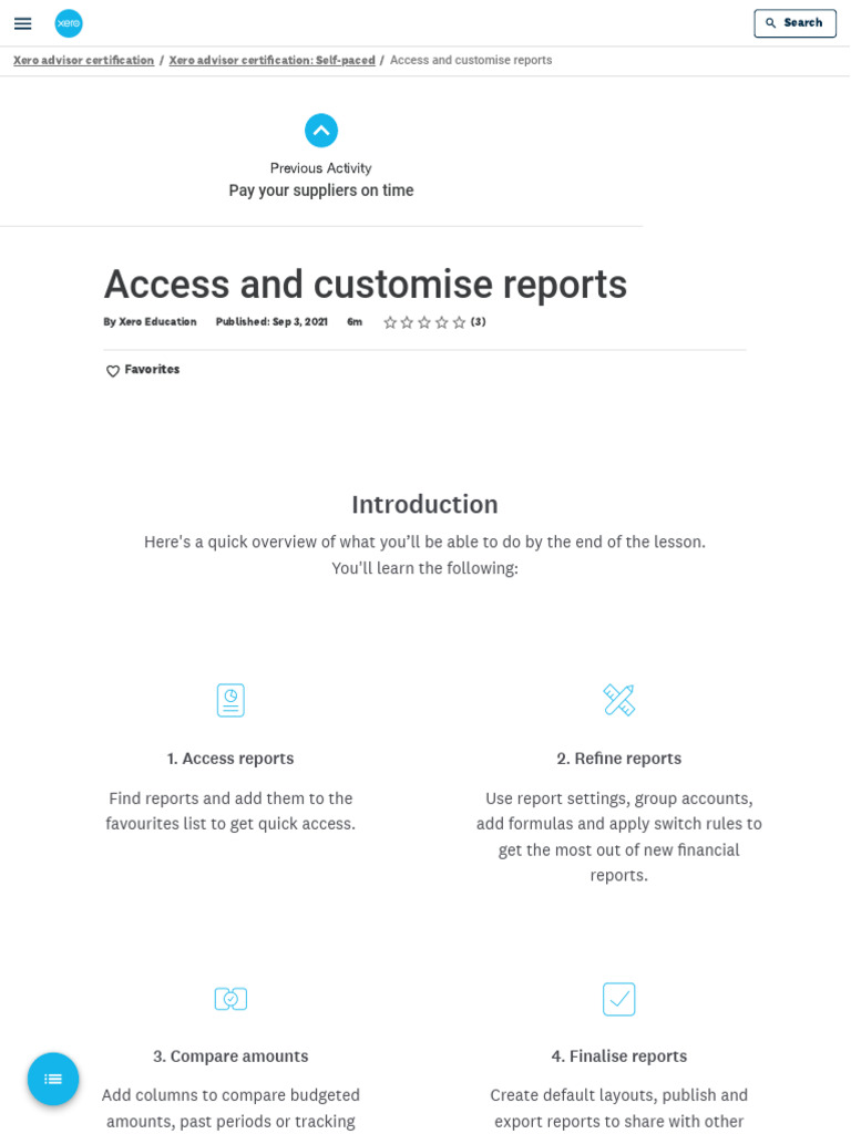 Access and Customise Reports | PDF | Income Statement | Software