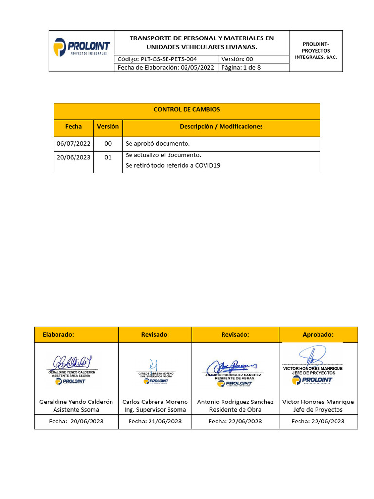 2.3.6 PLT-GS-SE-PETS-004 TRANSPORTE DE PERSONAL Y MATERIALES EN ...