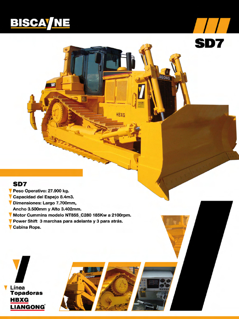 Liangong Sd7 Ficha Tecnica | PDF