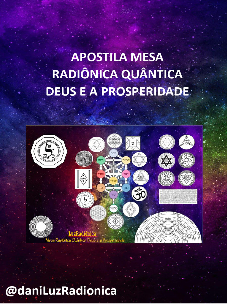 Apostila Mesa Radiônica Quântica Deus E A Prosperidade: @daniluzradionica | PDF | Palavras e ...