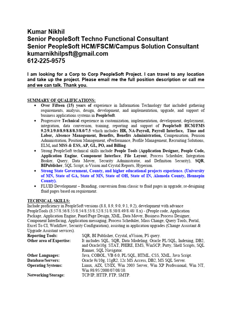 Kumar Nikhil | PDF | Sql | Payroll