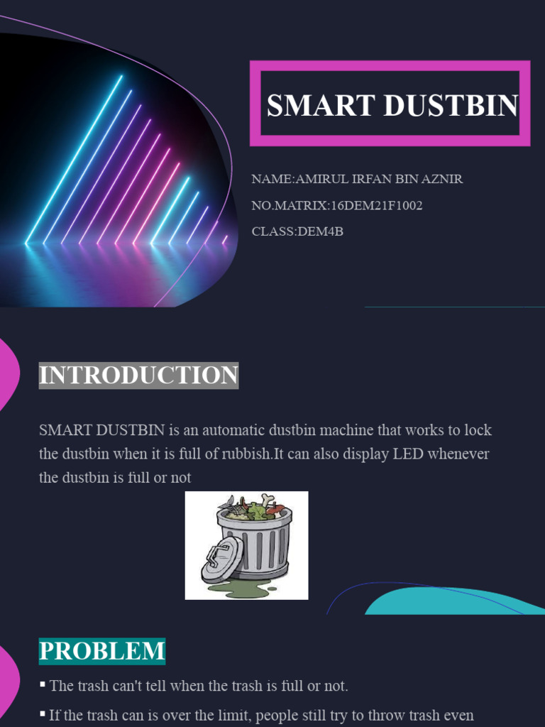 Smart Dustbin | PDF
