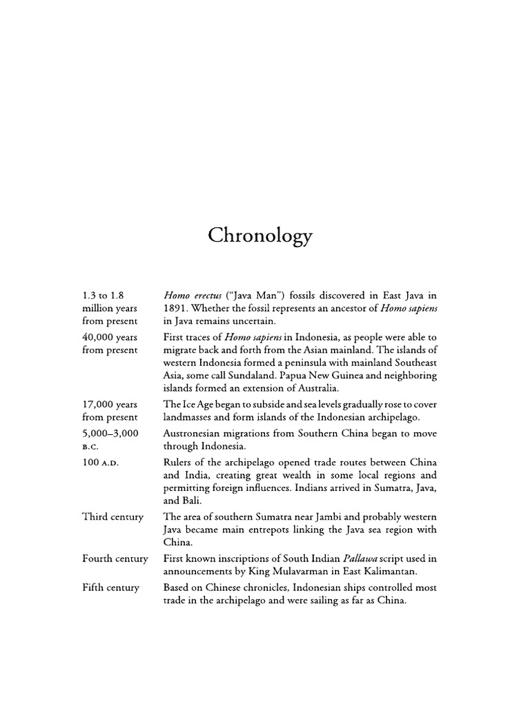 Chronology | PDF