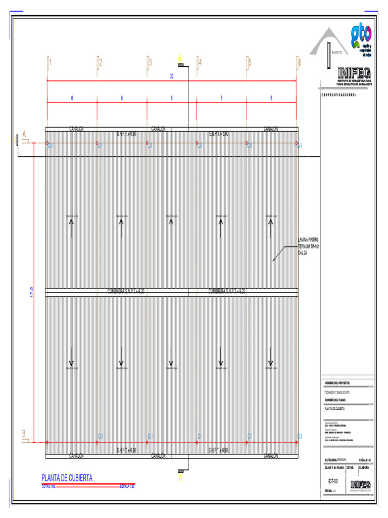 Cubierta Techado 17.5x30-Cub-01 | PDF