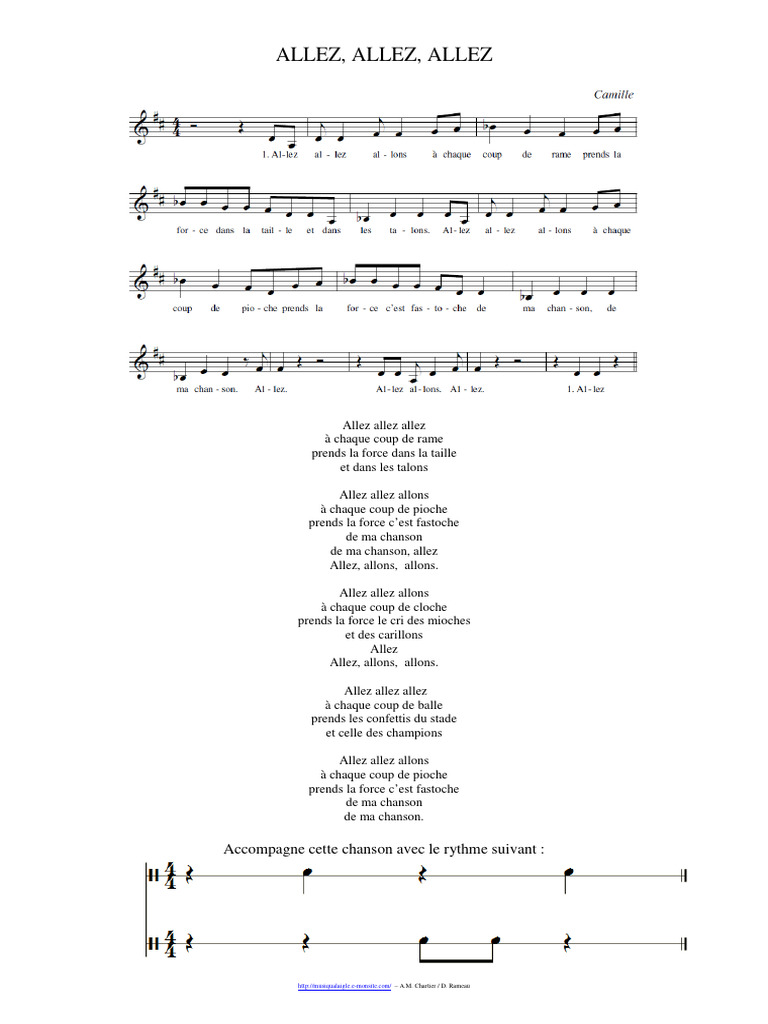 Allez Camille | PDF