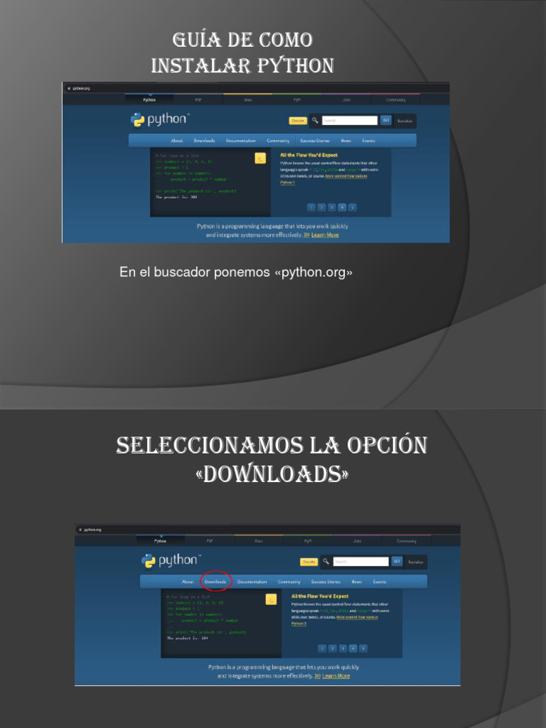 Como Descargar Python | PDF